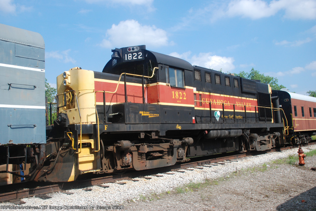 CVSR 1822 waits for a new wheelset. for now shes sidelined.